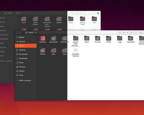 Yaru Colors in Ubuntu 20.04 - GNU/Linux